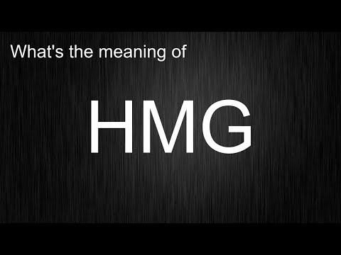 Get HMG and You've Got It! Discover This Word's Usage and Pronunciation!