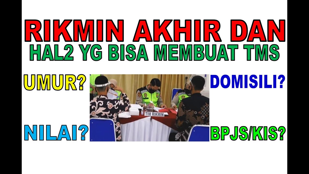 RIKMIN AKHIR POLRI | RIKMIN AKHIR TNI | SELEKSI PENERIMAAN POLRI 2023 | TNI POLRI 2023 - 2024