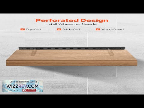 2 Pcs Shelf Bracket 22 inch 558.4 mm Heavy Duty Floating Review