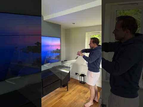Samsung’s first & only glare free TV! The S95D #samsung #oled #tv #samsungtv #4ktv #hd #hdr #essex