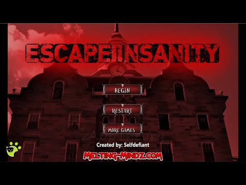 Escape Insanity Escape Game Full Walkthrough 脱出ゲーム 攻略 (selfdefiant Melting-Mindz)