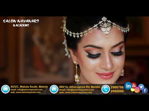Bridal Dressing by Nayana Kumari - Salon Nayanart & Academy.