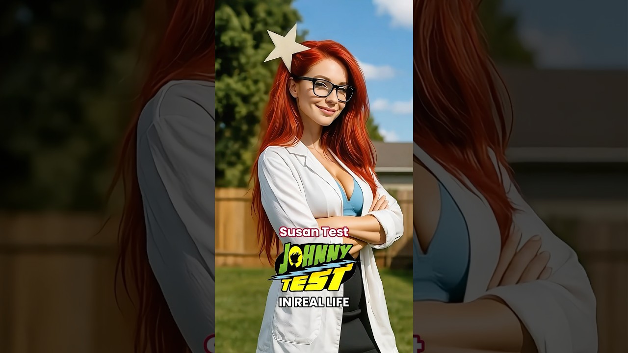 Johnny Test in real life transformation #animation #johnnytest #nostalgia #livingcartoon