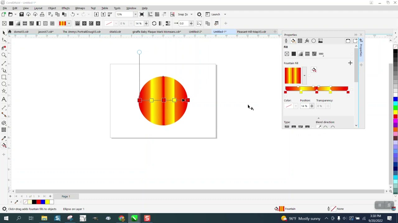 Corel Draw Tips & Tricks Interactive Fill Tool with a DOCKER