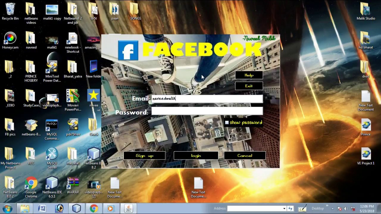 Facebook - Java Program