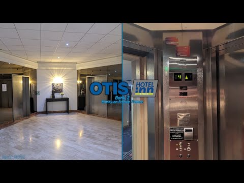 Bizarre OTIS Elevonic 411M Traction Elevators | Hotel Inn, Roissy-De-France, France