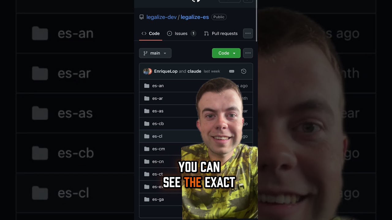 A Dev Put All of Spain's Laws on GitHub #github  #aiagents  #softwareengineering