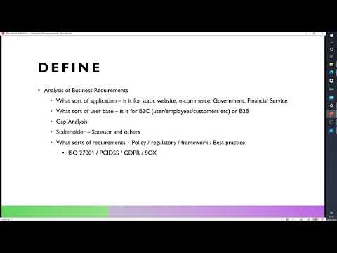 Secure Software Development Lifecycle - SDLC