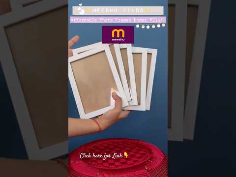 Meesho Finds Set of 5 Photo Frames Under ₹316  #meesho #meeshofind #photoframe #unboxing #ytshorts