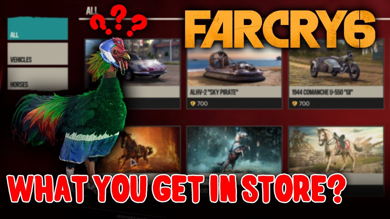 Far Cry 6 Gameplay - Store Items & Preorder Bonus Items Showcase