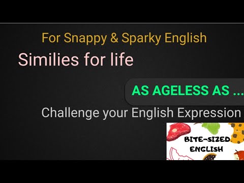 Make English sentences interesting with Similies. Bite1