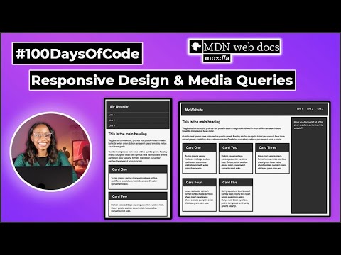 CSS Layout Review | Responsive Design on MDN | #100DaysOfCode