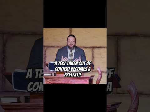 A text taken out of CONTEXT becomes a PRETEXT!! #facts