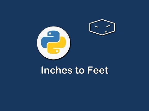 inches to feet in python 😀