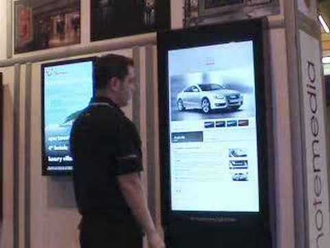 42" LCD PC Touchscreen in Freestanding Unit