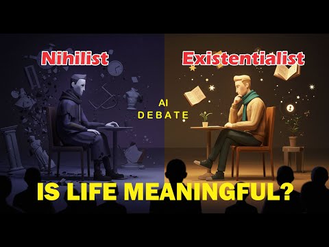 Nihilist vs Existentialist | AI Debate | Is life meaningful or meaningless