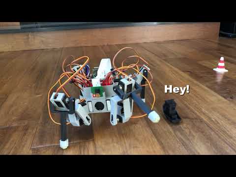 3D Printed Raspberry Pi Spider Robot Platform by morris_lan - Thingiverse
