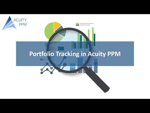 Portfolio Tracking in Acuity PPM (2020)