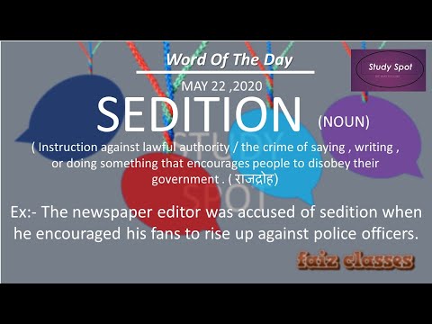 SEDITION