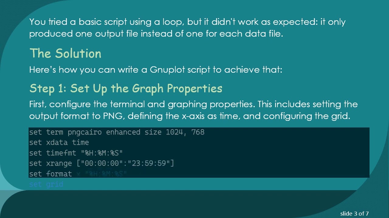 How to Plot Multiple Files and Generate Outputs in Gnuplot