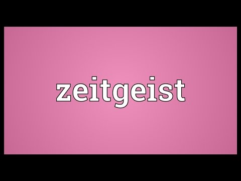Zeitgeist Meaning