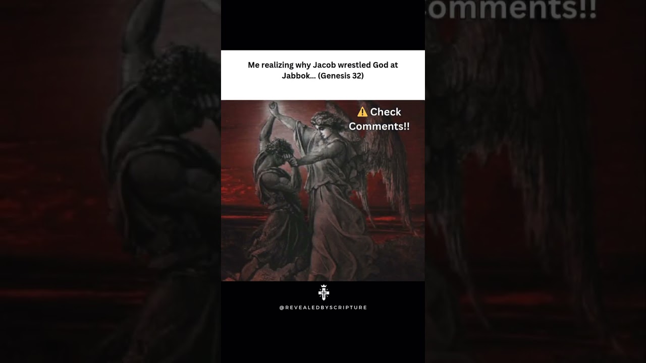 Wait… Why Did Jacob Wrestle with God All Night at Jabbok?! 🌒💥 (Check Comments!)