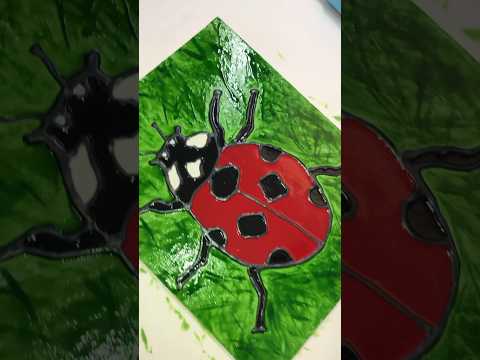 Lady Bug Painting I Finished #shorts #art #artistic #foryou #fyp #ladybug #nature #painting #love