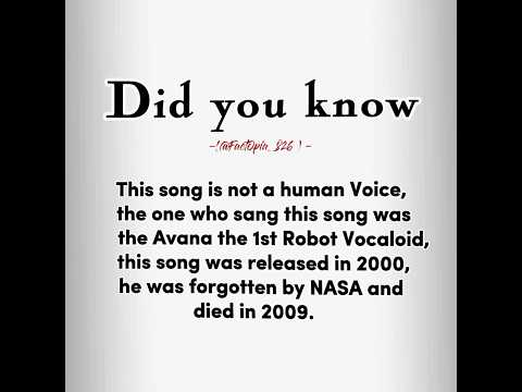This song is not a human voice... #explore #fypシ゚viral #trending #facts #shorts