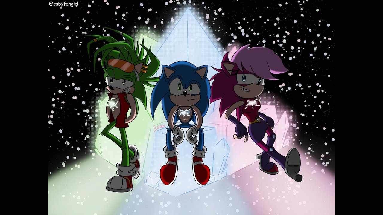 Speedpaint: Sonic Underground (Krita timelapse)