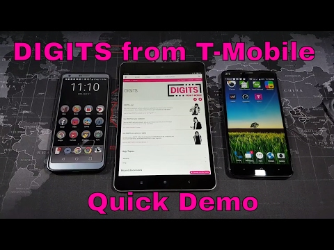 DIGITS from T-Mobile - Quick Explanation and Demo