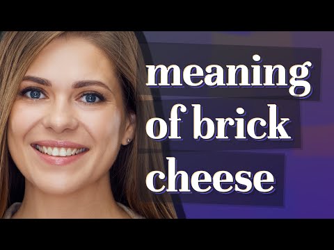 Brick cheese | meaning of Brick cheese