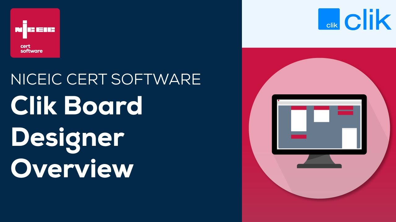 Clik Board Designer Overview | NICEIC Cert Software