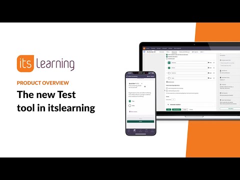 Product overview: The new Test tool in itslearning