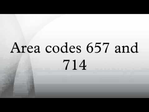 Area codes 657 and 714