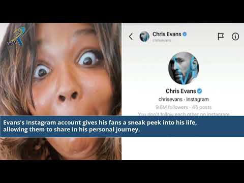 Chris Evans Instagram :chris evans instagram official : chris evans instagram followers