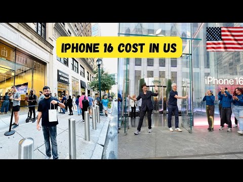 Buying iphone 16 pro |apple's biggest store in US| Launch Date |Price comparison to INDIA $$