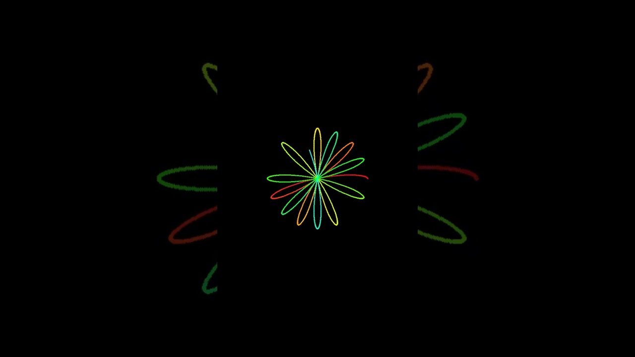 SPIROGRAPH Animation Using Python || SPIROGRAPH Animated drawing || Flower Drawing || Watch till end
