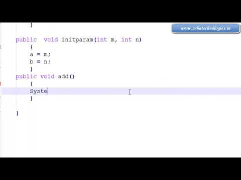 Java tutorials for beginners 9 Creating methods with parameters in java program