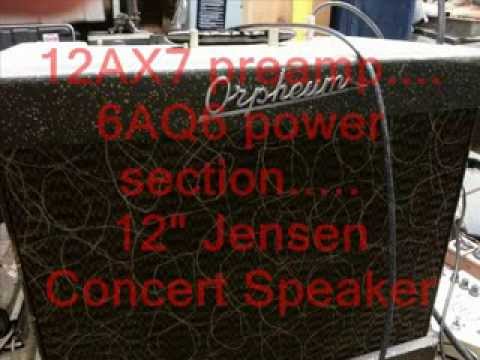 Vintage Orpheum Univox 1960’s Gray / Beige Guitar Amp, | Reverb