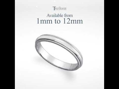 Engravable Wedding Bands with Variety of Fonts and Colors