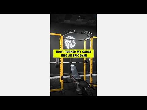 💪🏼 HOW I TURNED MY GARAGE INTO MY DREAM HOME GYM!