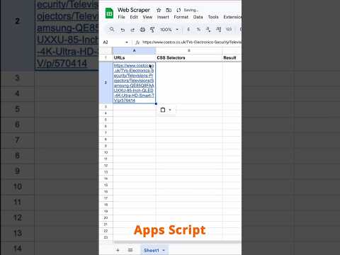 FREE Bulk Scraper from Google Sheets Using CSS Selectors