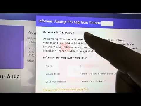 Contoh Undangan PPG di SIMPKB dan Cara Konfirmasi Kesediaan PPG di SIM PKB peserta PPG 2025