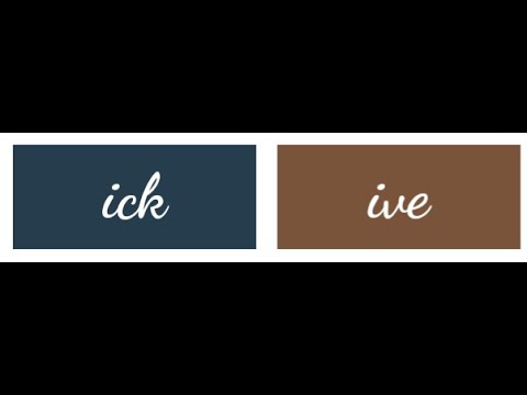 Phonics four letters words ll english words ending with "ick" "ive" words family ll sight words.