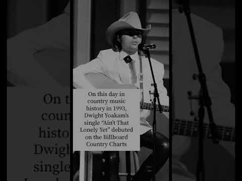 On this day in country music history in 1993 Dwight Yoakam hit the charts #countrymusic #90scountry