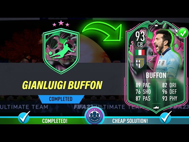 FIFA 23 Gianluigi Buffon Premium Shapeshifters SBC: How to complete ...