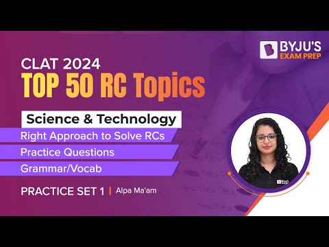 CLAT 2024 English RC | Reading Comprehension Questions | Passage 1 | CLAT English Preparation