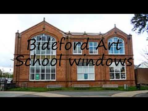 How to pronounce Bideford Art School windows in Dutch?
