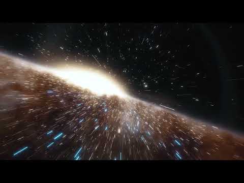 Copyright free travelling at the speed of light stock video