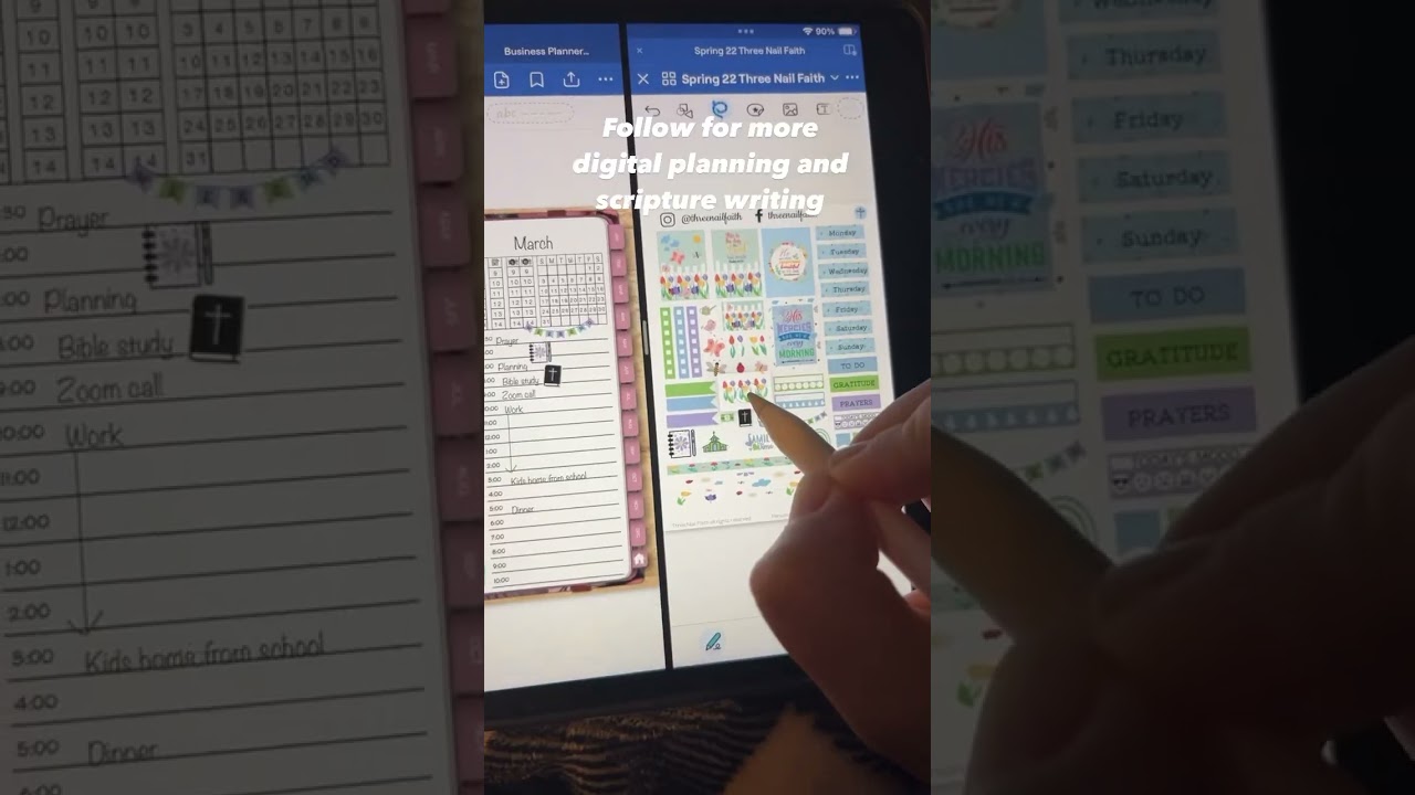 Download free scripture writing plan a digital planner and some stickers click link in bio today